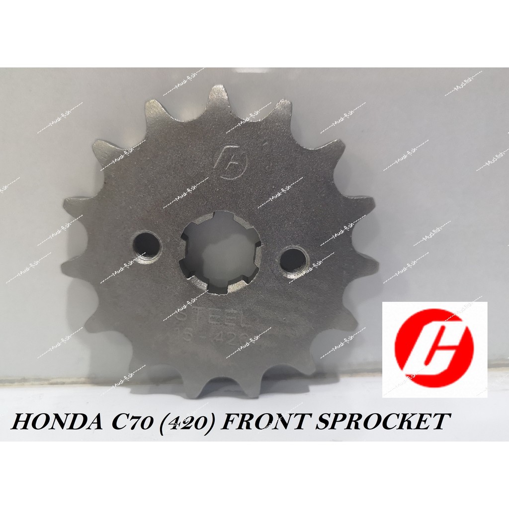 GEGANCU DEPAN HONDA C70 | GBO 13T | 14T | 15T CHEANG FRONT SPROCKET ...