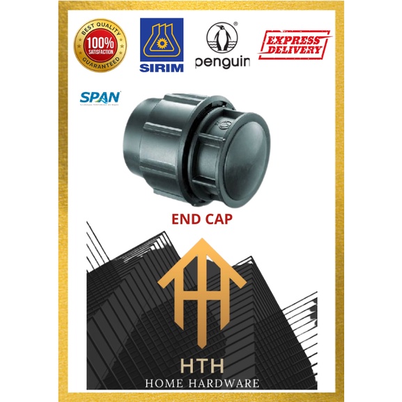 POLY PN16 END CAP 20MM,25MM,32MM AND 50MM SIRIM | Shopee Malaysia