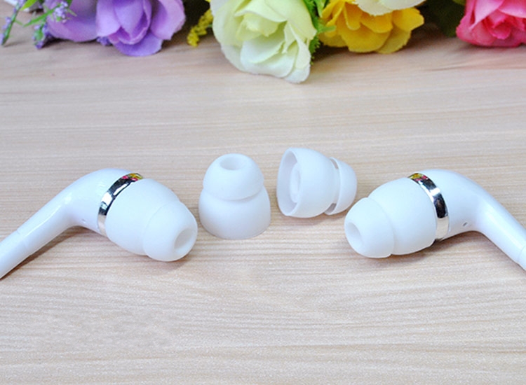 HOT 1 Pair Double Layer Silicone Earbud Tips / In-Ear Earphone Covers ...