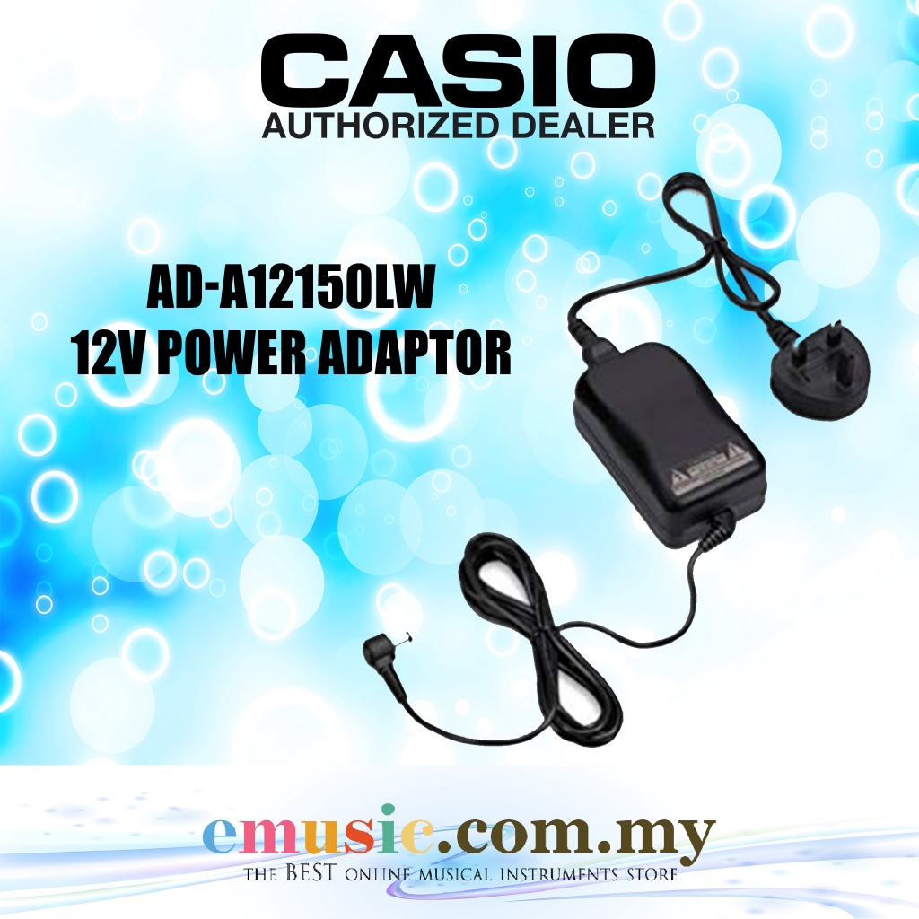 Casio AD-A12150LW 12V AC Adaptor Power Supply For Casio Keyboard ...