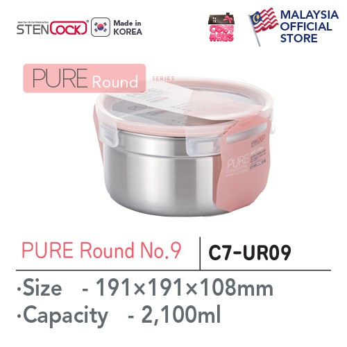 STENLOCK Stainless Steel Container Korea Pure Food Container Stainless ...