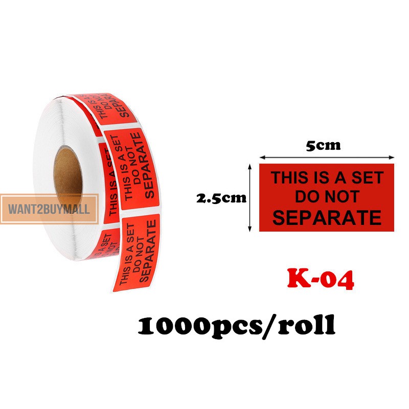 🇲🇾 1000pcs/roll Fragile Sticker Pos Laju Courier Handle With Care Do ...