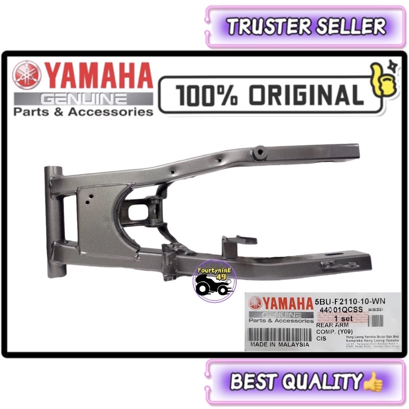 100% ORIGINAL Y125 / Y125Z / Y125ZR REAR ARM / SWIMARM / SWINGARM ...