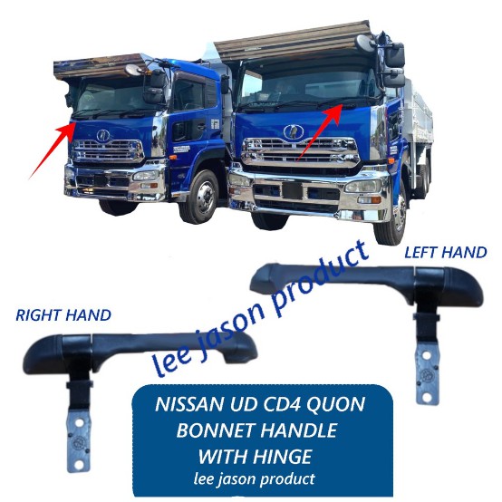 NISSAN UD TRUCK CD4 QUON BONNET HANDLE WITH HINGE | Shopee Malaysia
