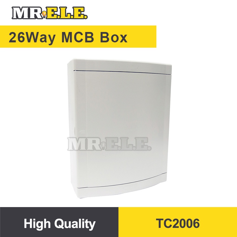 PVC MCB Box ABS Quality 26Way PVC Box DB Box ELCB Power Distribution Box Circuit Breaker box ...