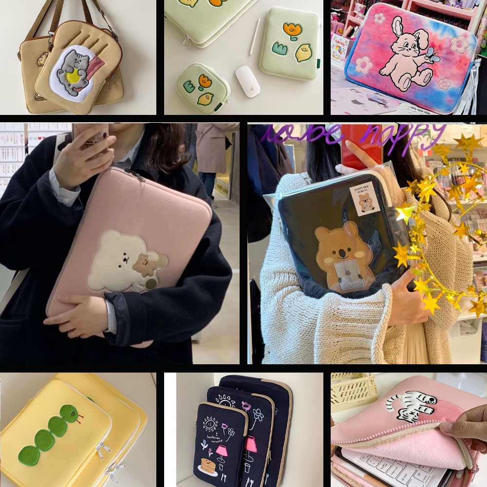 iPad bag Laptop Storage Bag Anime Neko Tablet Case For Mac Ipad Cartoon ...