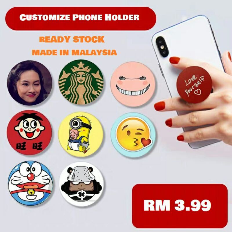 [ReadyStock] DIY Customized Phone Holder With Photo Multipurpose ...
