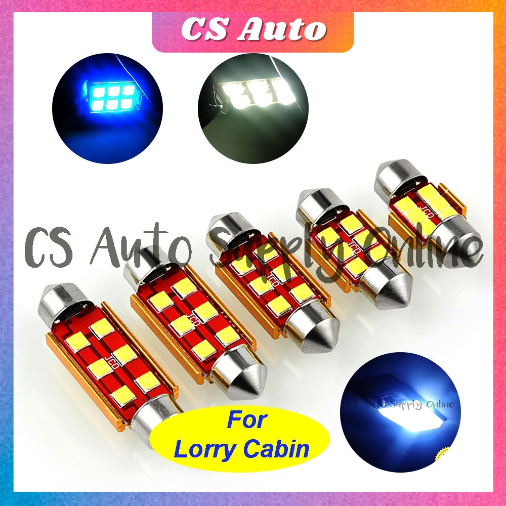 CS Led 24V smd Cabin Room Lamp Festoon Long light Bulb Bullet for Lorry ...