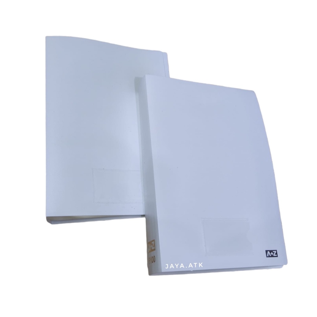 PUTIH Map CLEAR Document HOLDER FOLIO F4 100 LBR Plain White CLEAR FILE ...