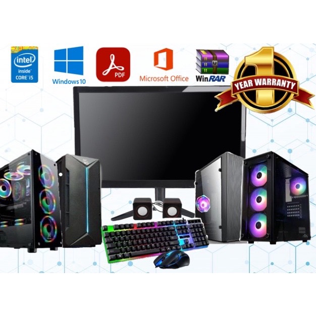READY STOCK (New) i5 Desktop Komputer/ Desktop Gaming Pc/ Office ...