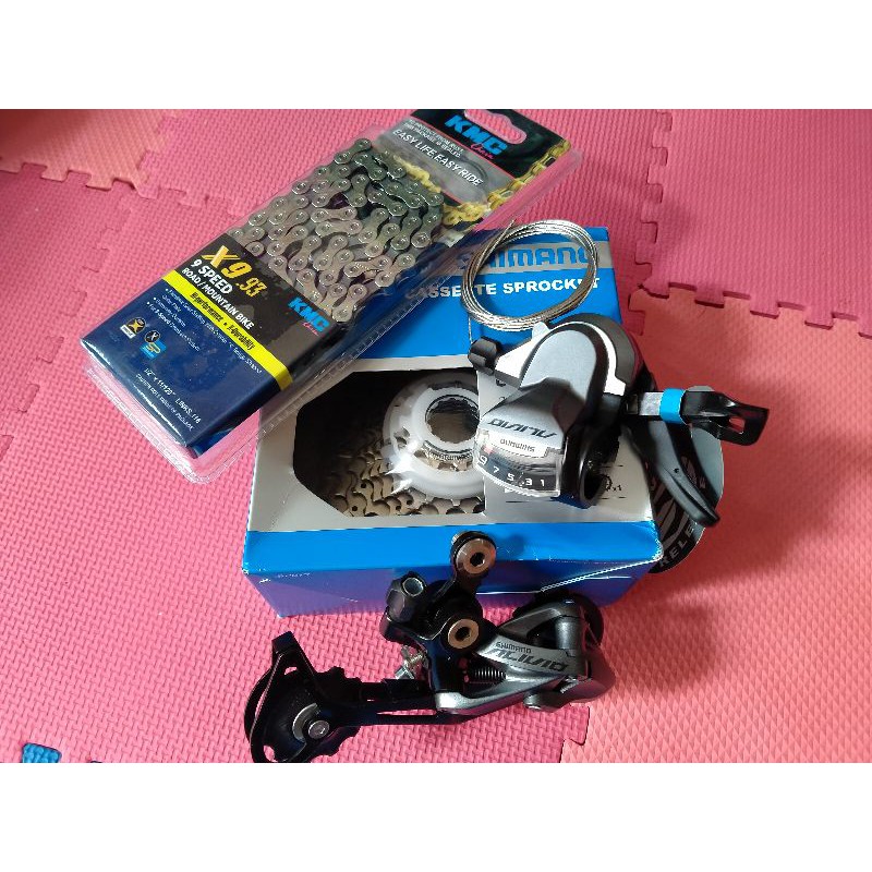 Groupset Groupset Shimano Alivio M4000 9 Speed Original MTB Roadbike ...