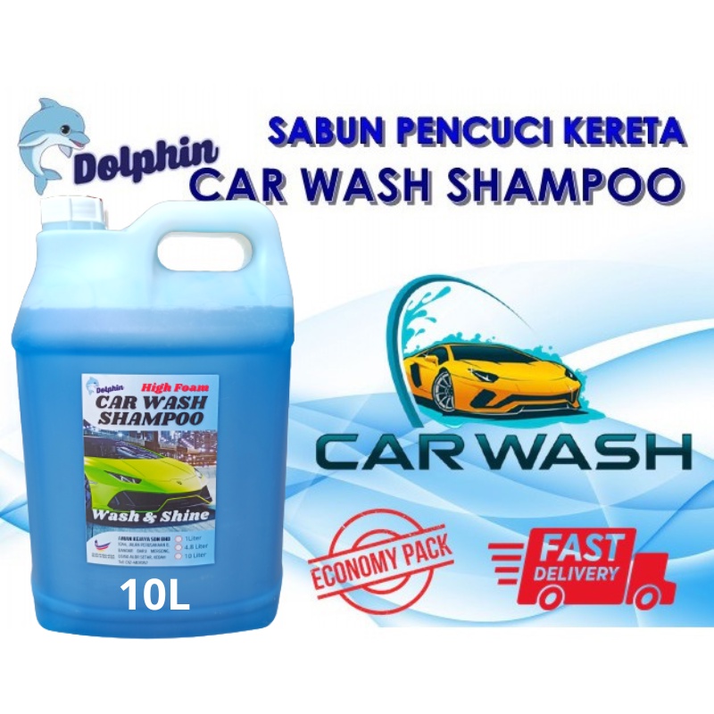 [Ready Stock] Car Shampoo DOLPHIN Sabun Pencuci Kereta 10L 洗车液 ...