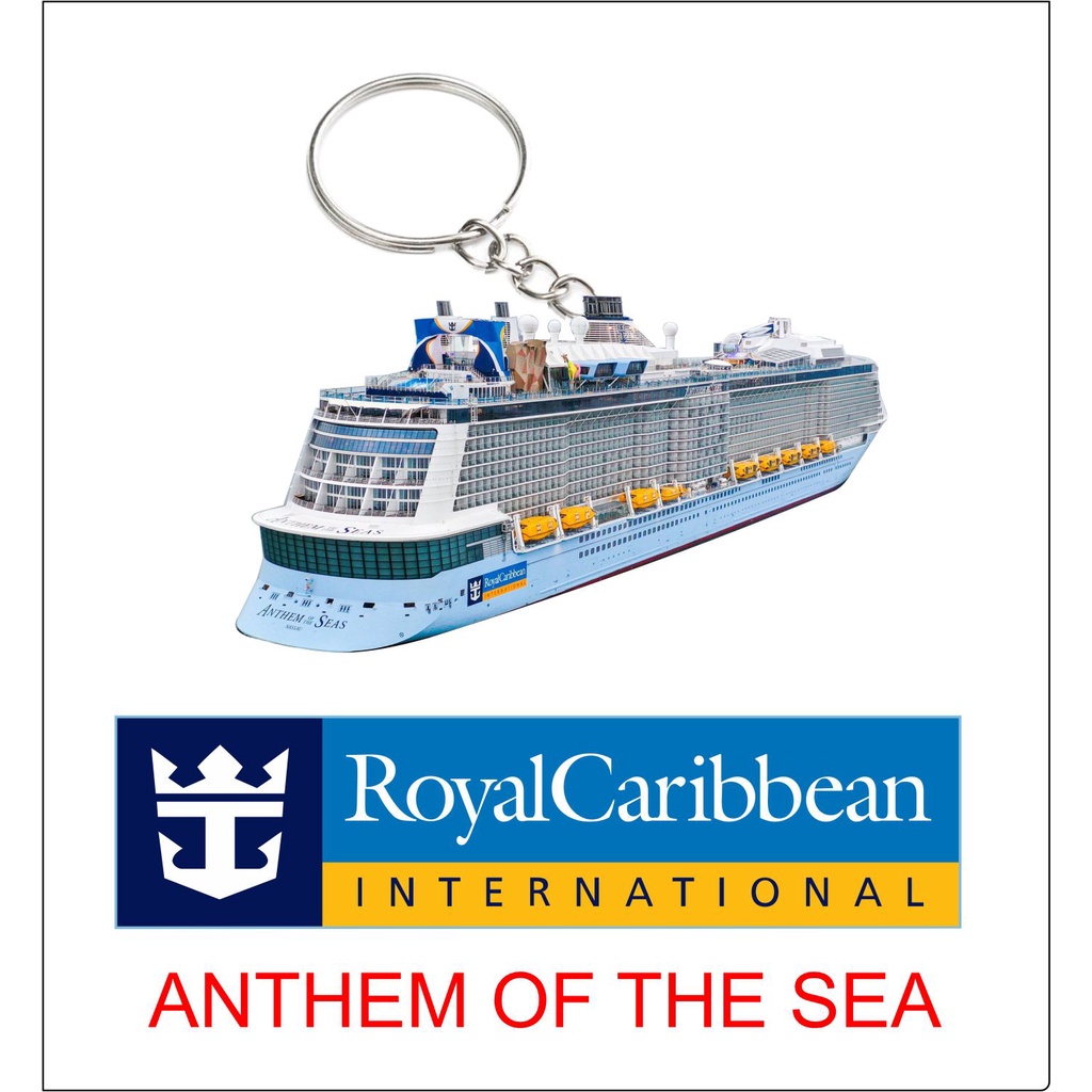 royal caribbean anthem of the sea anthemofthesea ship cruise keychain ...