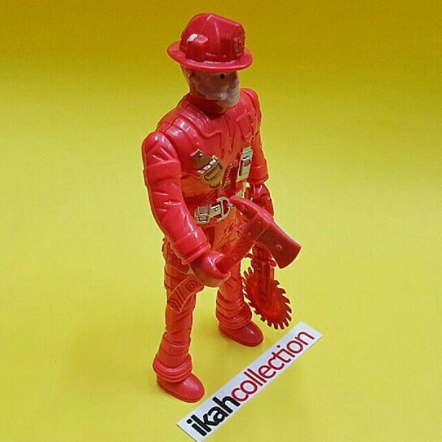 Firefighter Bomba Fireman Action Figure Doll Toy Cake Topper | Shopee ...