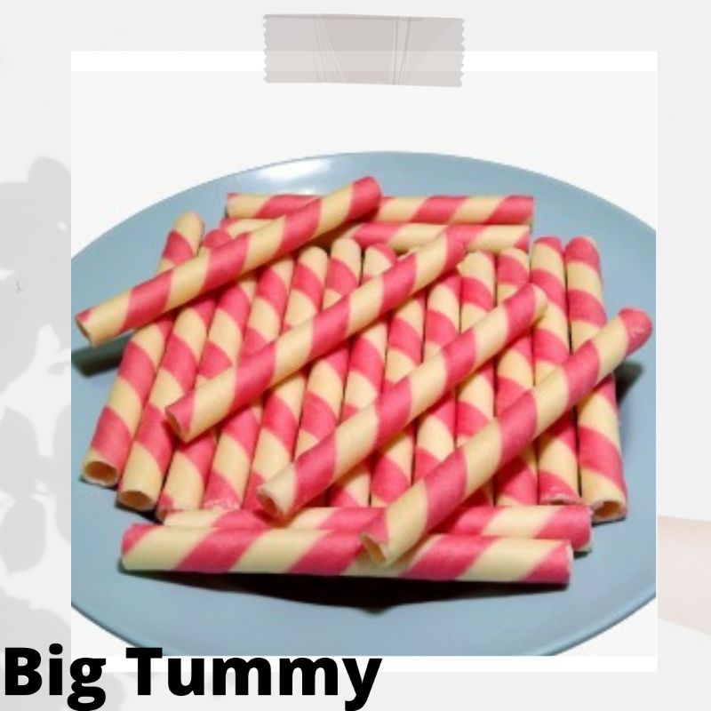 Biskut Timbang/ Biscuit Wafer Strawberry/ Strawberry Waffle Roll ...