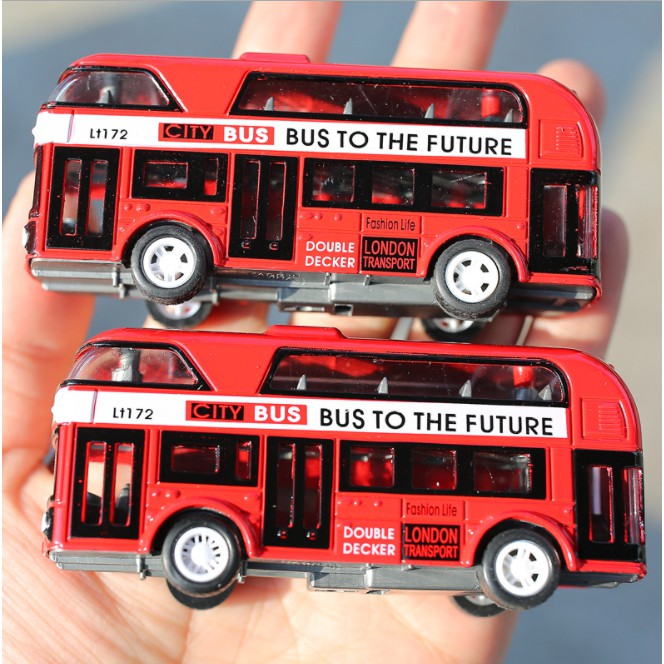Bus Model English Diecast Car Rubber Wheel to the future Beautiful ...