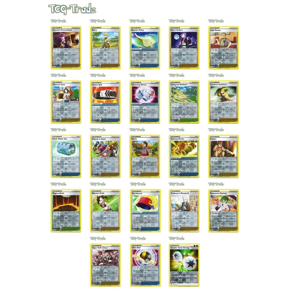 [Pokemon TCG Singles] SS9 Brilliant Stars - Reverse Holo Trainers ...