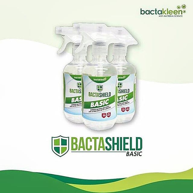 BACTAKLEEN BACTASHIELD Disinfect nano spray anti-bacterial virus ...