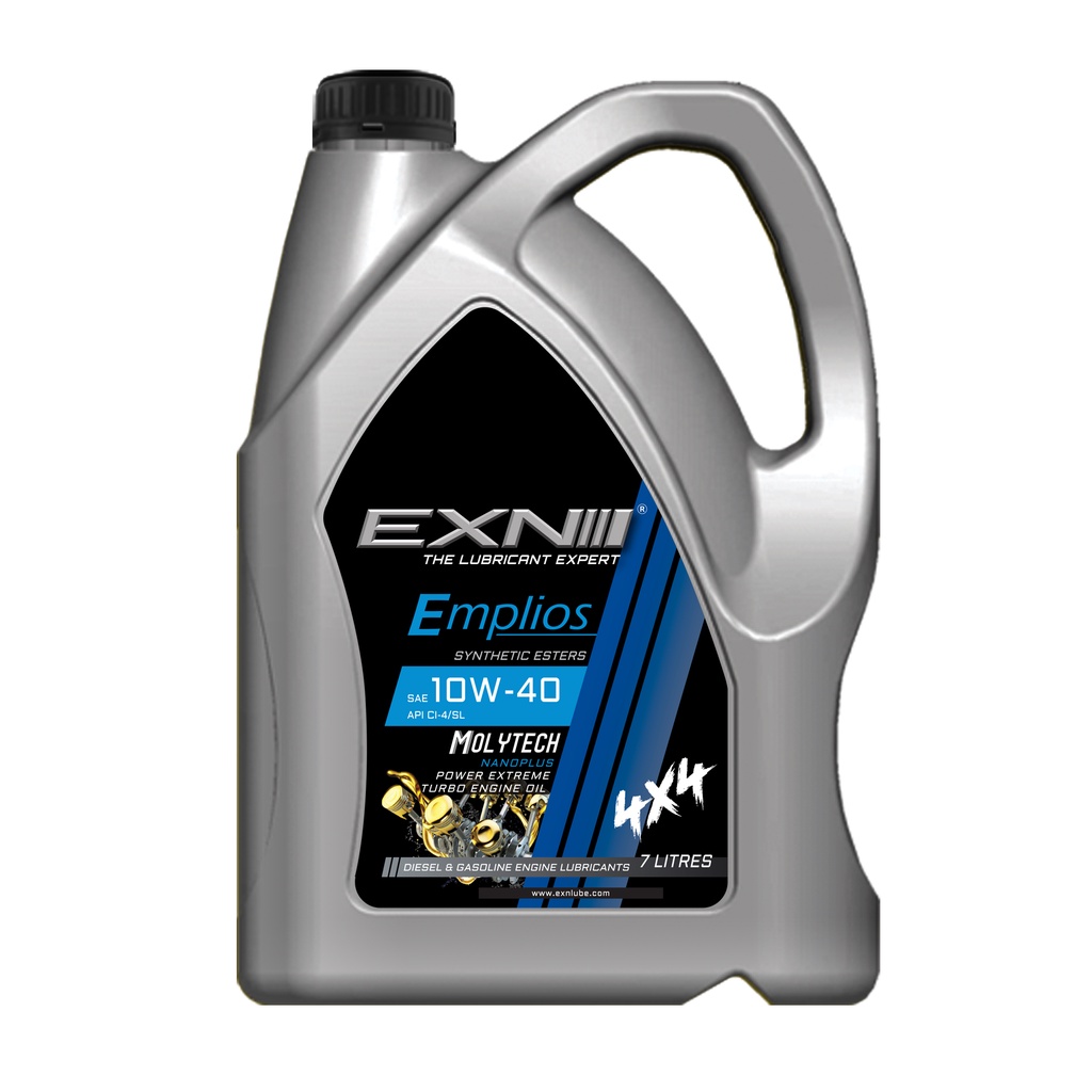 EXN Emplios SAE 10W40 -Semi Synthetic Engine Oil (7 liter) | Shopee ...