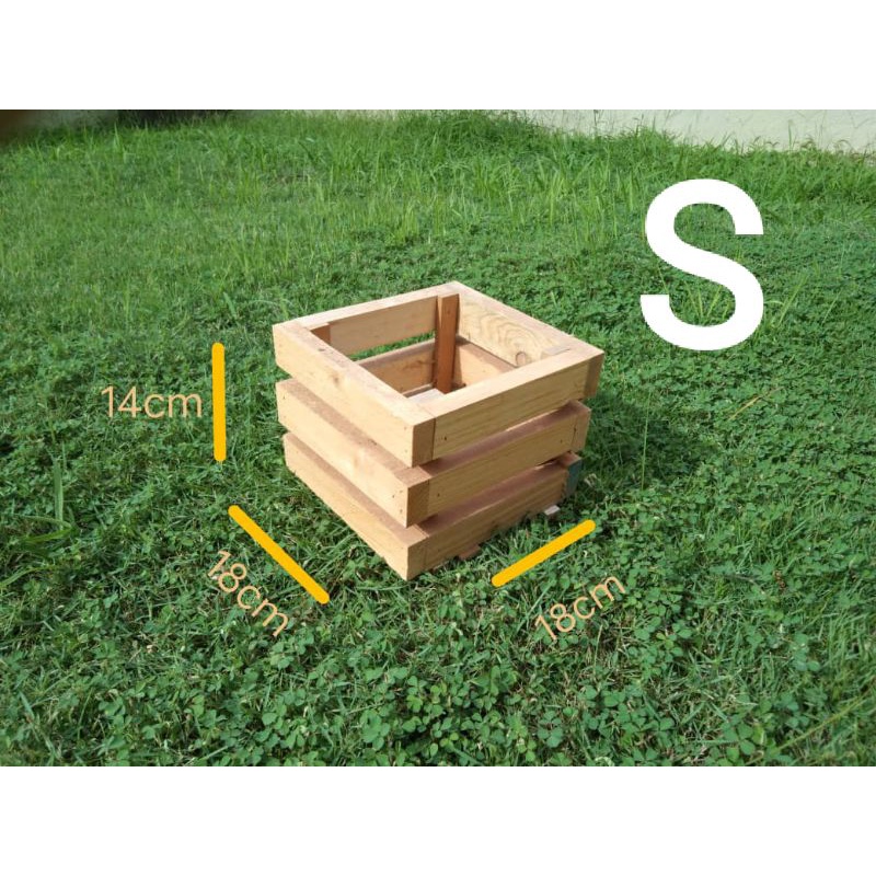 CRATES BOX SIZE S / KOTAK KAYU PALLET / WOODEN BOX PINE / KOTAK KAYU ...