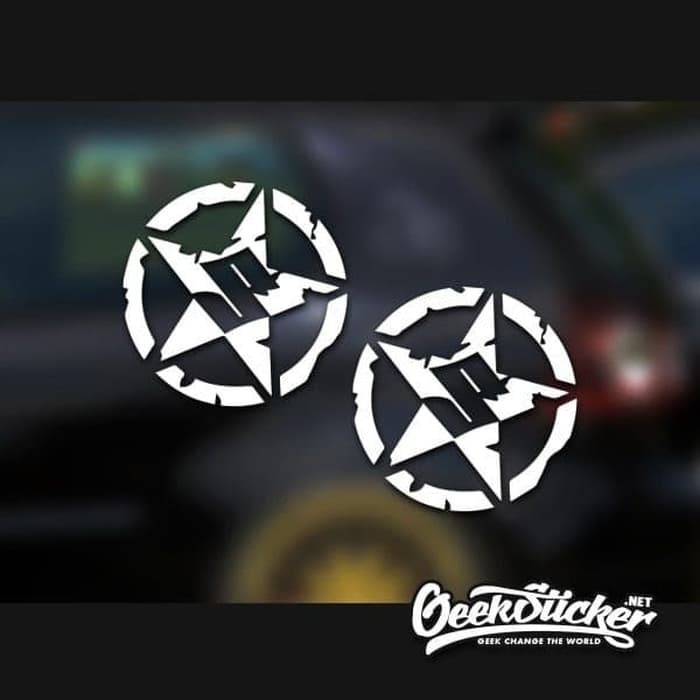 PUTIH Suzuki star jimny ertiga swife ignis baleno Car Sticker Sticker ...