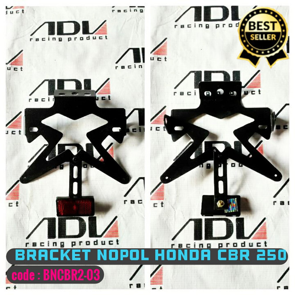Honda CBR 250 NOPOL NUMBER PLATE HOLDER - POLICE NUMBER BRACKET - NOT ...