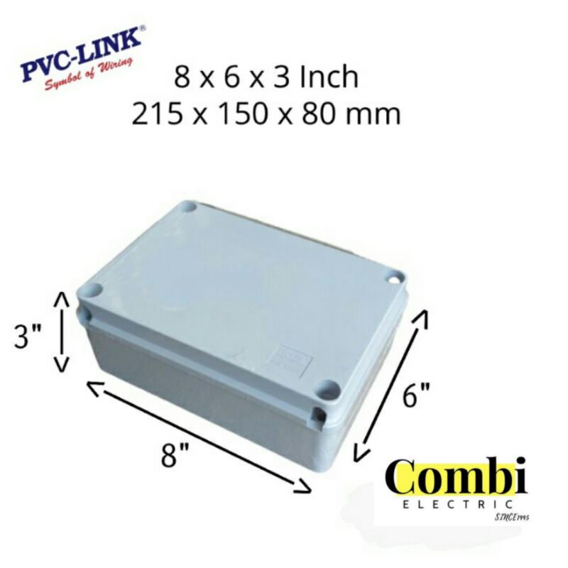 PVC-LINK Enclosure Box IP66/ JUNCTION BOX Multipurpose Waterproof ...