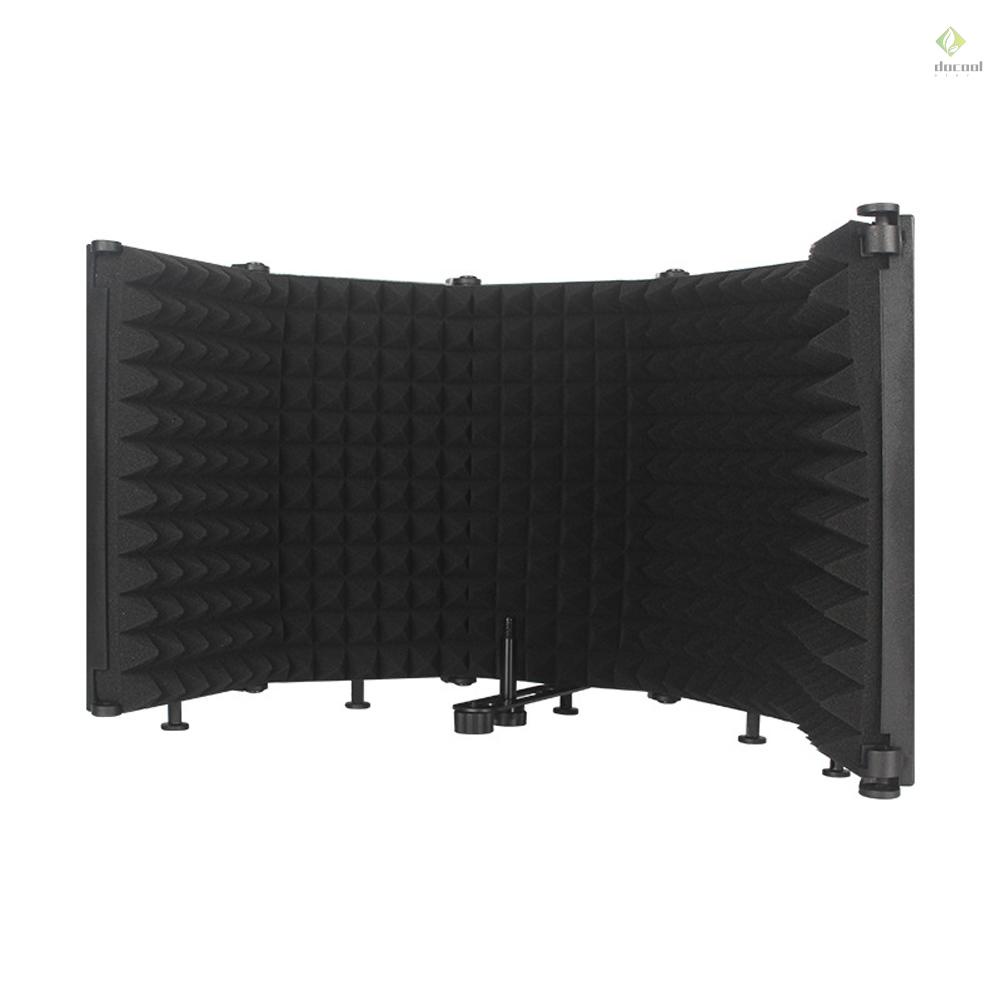 D&L Foldable Adjustable Sound Absorbing Vocal Recording Panel Portable ...