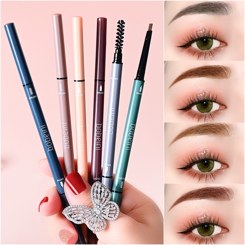 Small triangle eyebrow pencil waterproof and sweat-proof student long ...