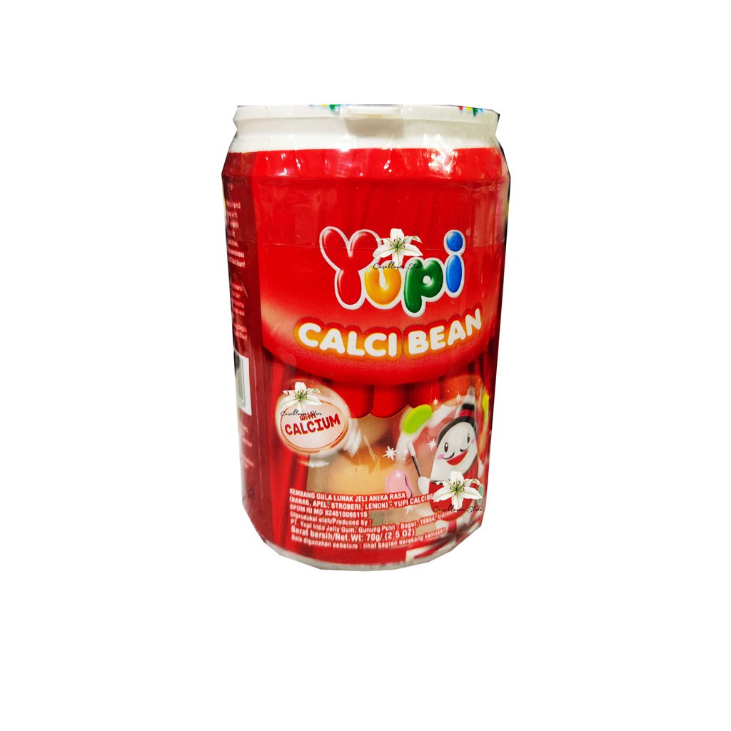 Yupi Calci Bean Jelly Candy Bottle 70 Grams | Shopee Malaysia