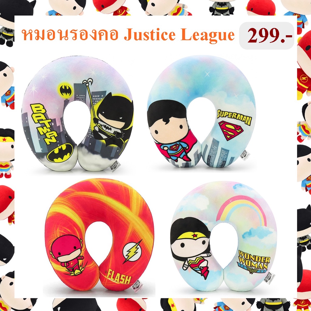 DC Comics Copyright Super Hero Neck Pillow the flash/wonder woman ...