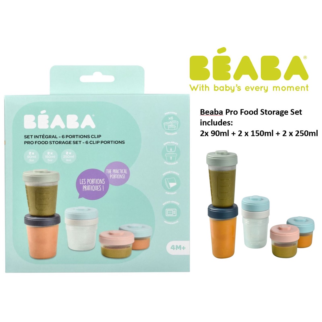 Beaba - Pro Food /Toddler Food /Starter Food Storage Set | Shopee Malaysia