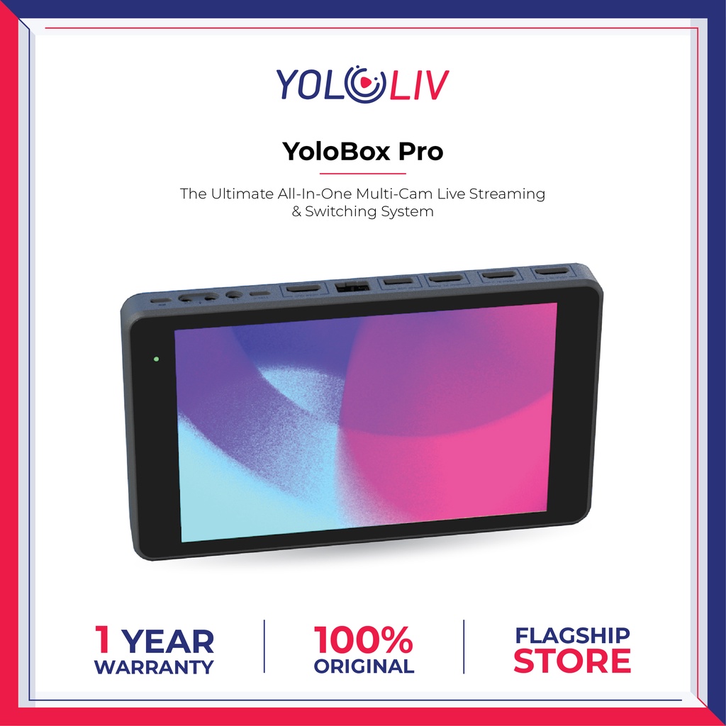 YOLOLIV YoloBox Pro Portable All-in-One Multi-Camera Live Streaming ...