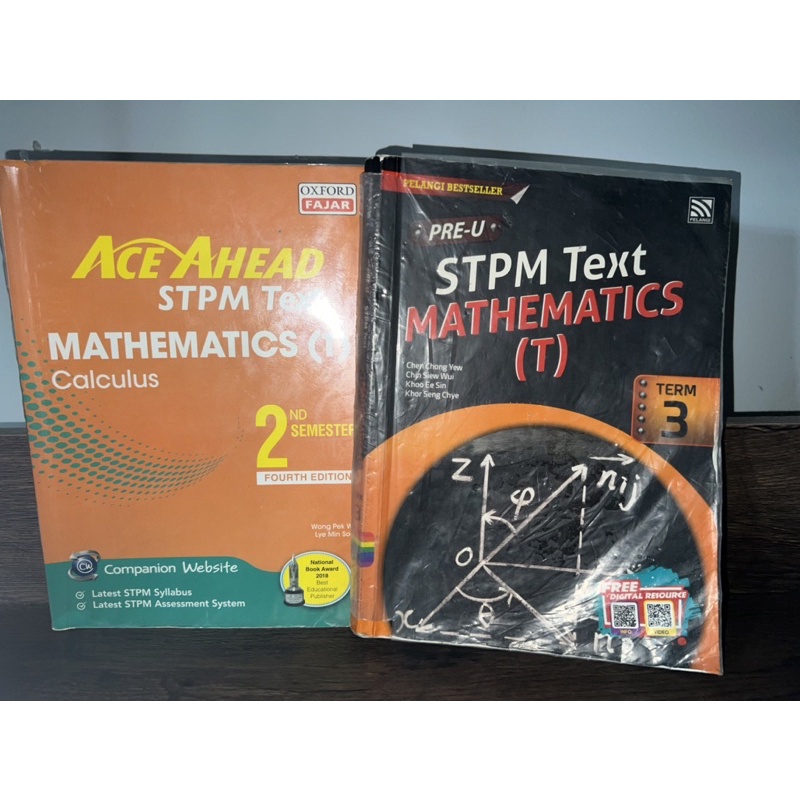 2ND HAND STPM MATH T TEXTBOOK | Shopee Malaysia