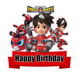 Mechamato Cake Topper 002 | Shopee Malaysia
