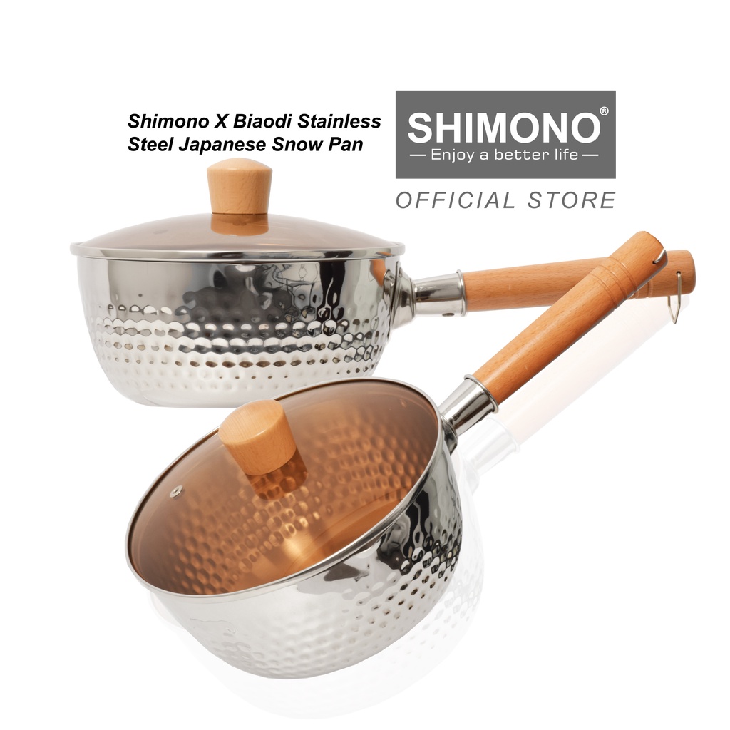 SHIMONO X Biaodi Stainless Steel Japanese Snow Pan | Shopee Malaysia