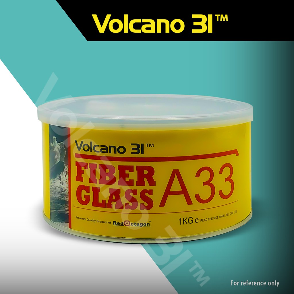 Volcano31 Fiber Glass A33 Putty Compound Body Filler For Holes Fibre ...