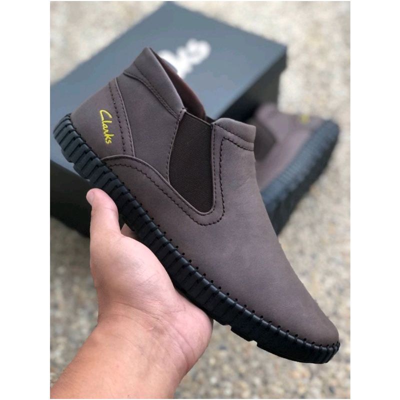 Clarks Lofer, Kasut Kulit Clarks, Pure Leather, Clarks Leather Shoe ...
