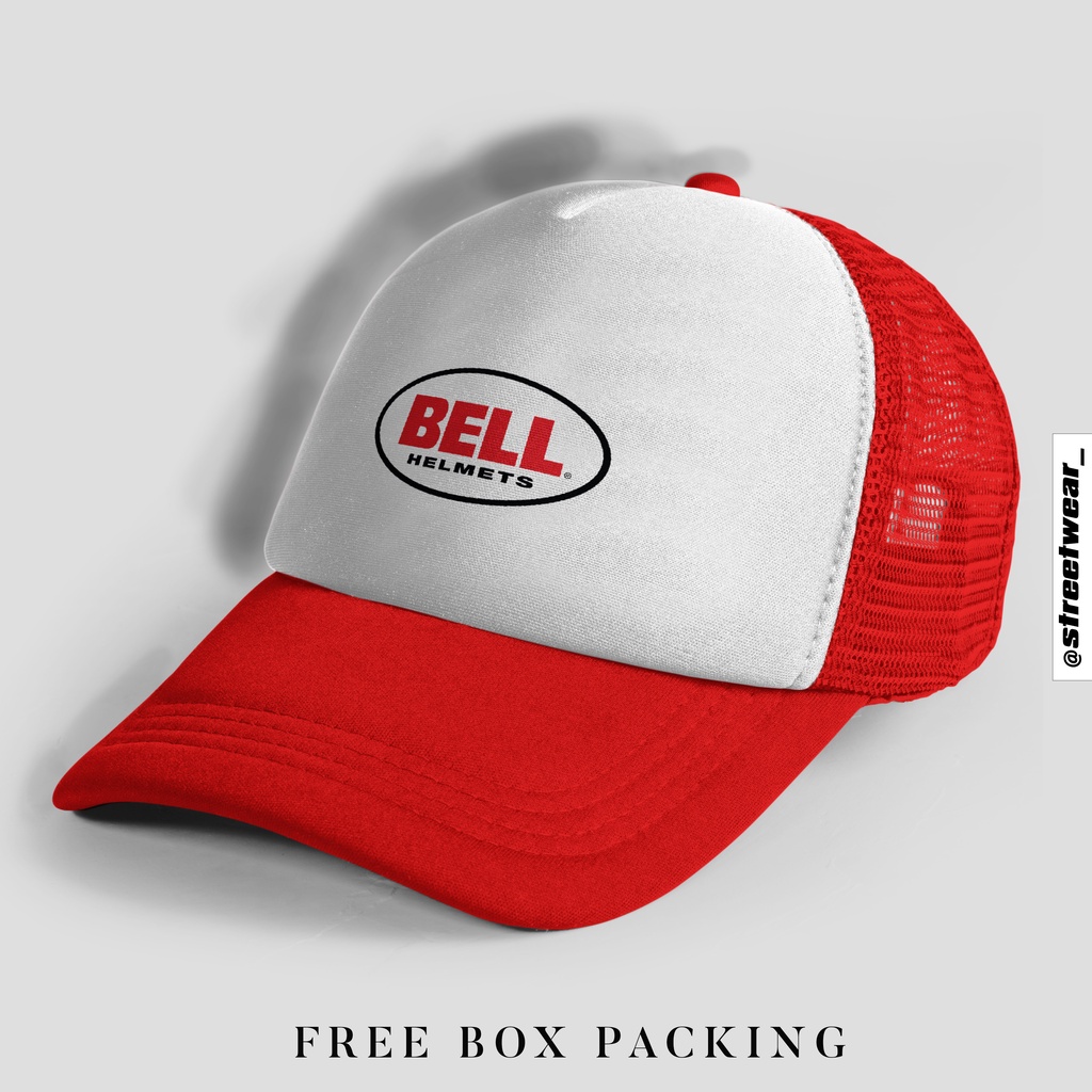 BELL HELMET TRUCKER CAP / SNAPBACK CAP ADJUSTABLE STRAP | Shopee Malaysia