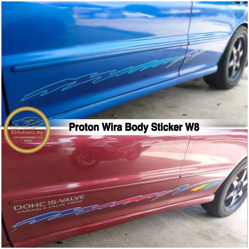 PROTON WIRA BODY STICKER W8 | Shopee Malaysia