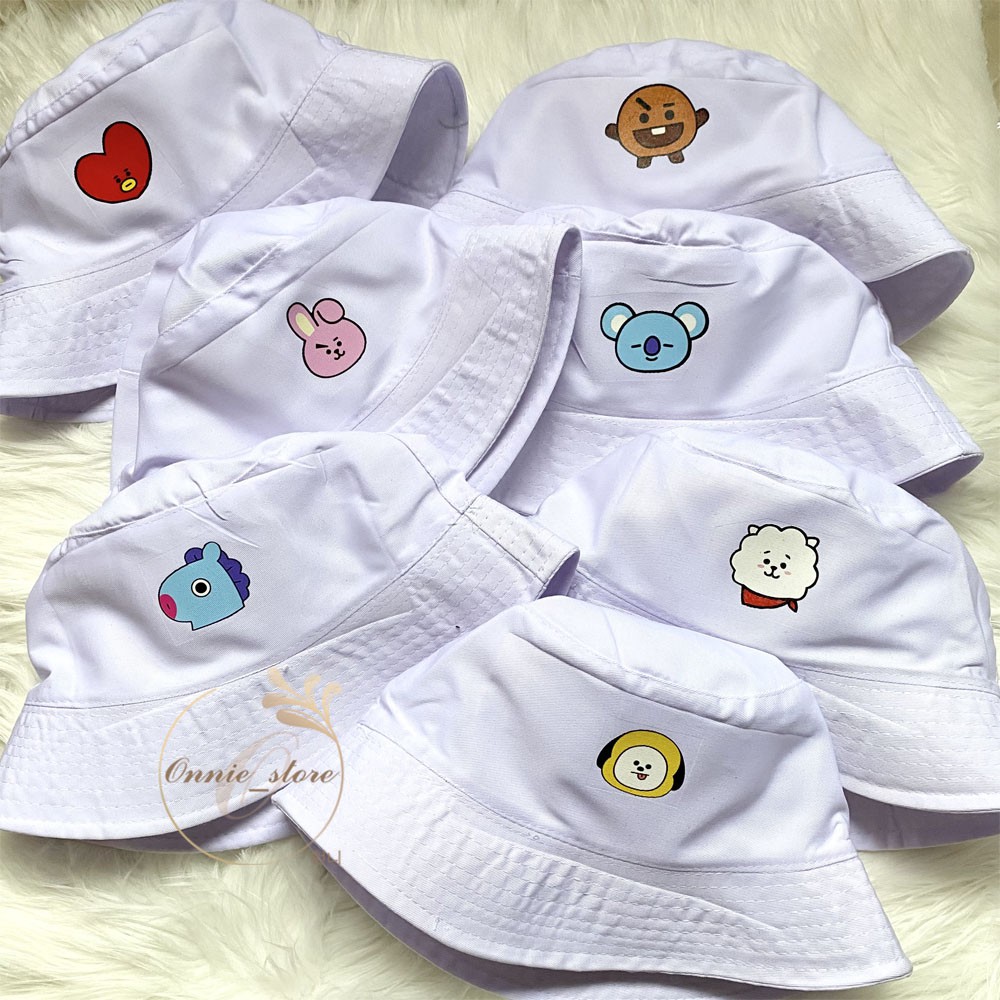 Bts BT21 Children's Bucket hat/BT21 Children's Bucket hat/UNISEX BTS ...