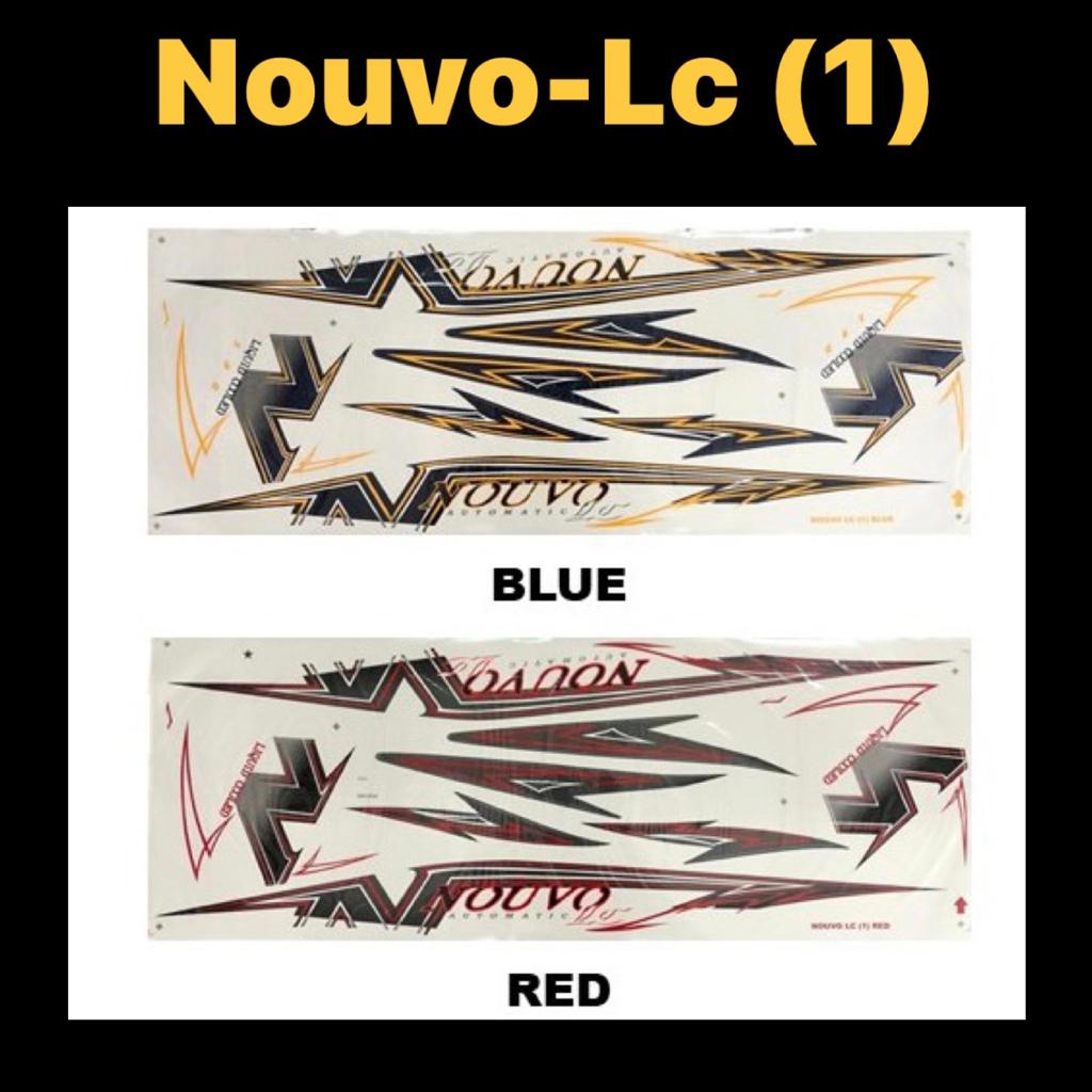 YAMAHA NOUVO-LC AT135 NOUVOLC NOUVO LC AT 135 STICKER (1) BODY COVER ...