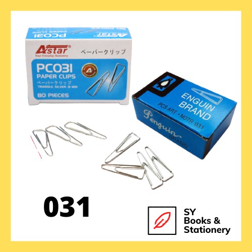 PENGUIN ASTAR Triangle Paper Clip 25mm / 31mm / 50mm / Jumbo Clip ...