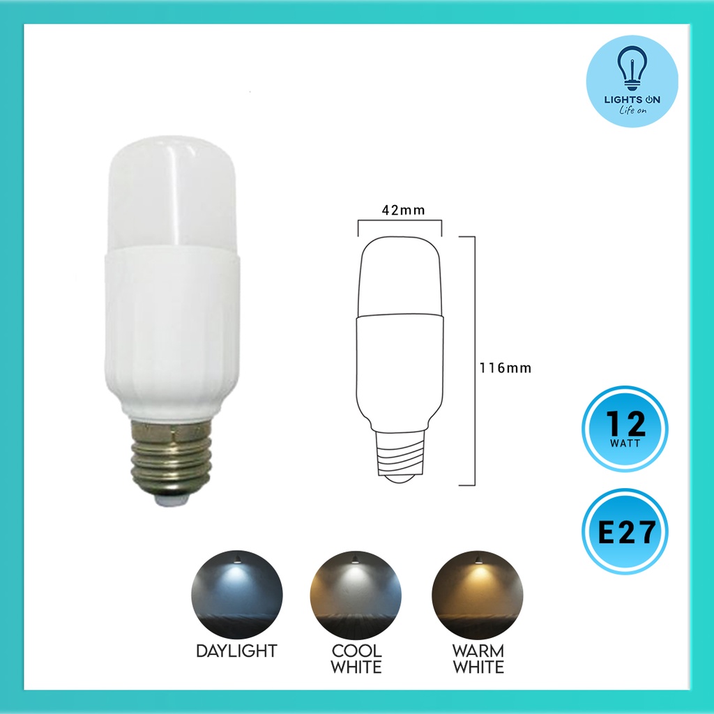 LED Bulb 5w 6w 9w 10w Daylight Warmwhite Mentol Lampu Downlight Siling Lampu Dinding Mentol ...