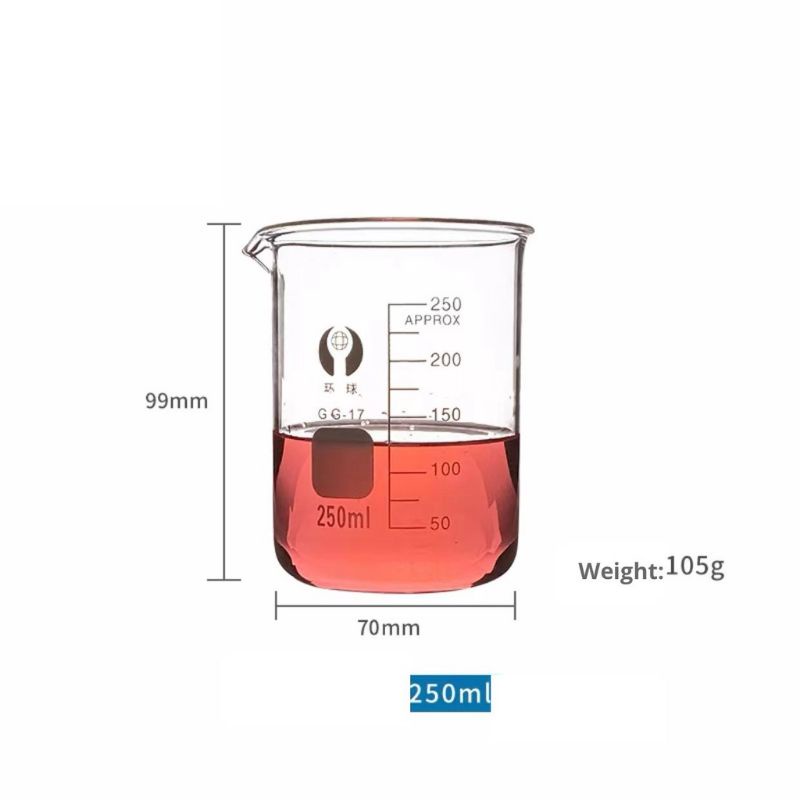 -🔥Ready Stock🔥25ml to 1000ml Low Form High Borosilicate Glass Beaker ...