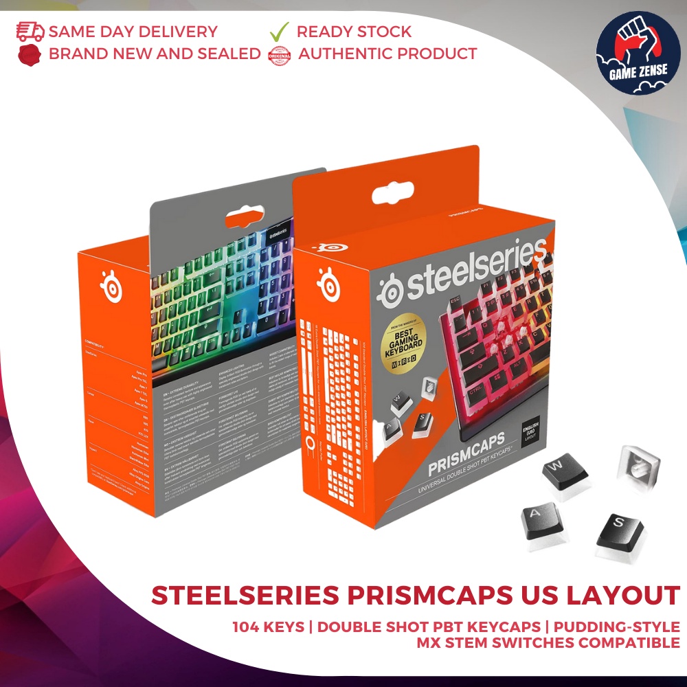 [Keycaps] Steelseries Prismcaps Pudding Keycaps | Double Shot PBT ...