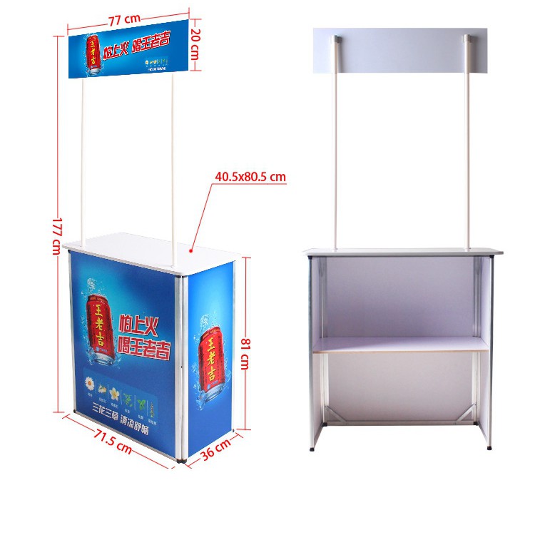 Ready Stock aluminium promotion counter sampling booth accessories part ...