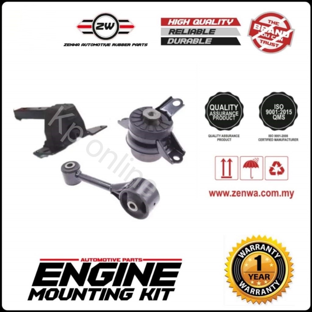 Perodua Myvi 1.0 / 1.3 Auto Engine Mounting Set (ZW) | Shopee Malaysia