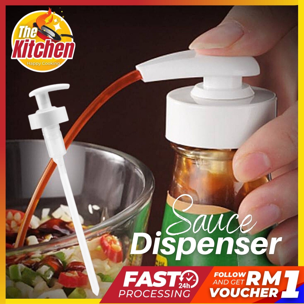 1PCS Sauce Dispenser Nozzle Household Oyster Pump Head Oil Chili Tomato Mouth Squeezer Soy ...