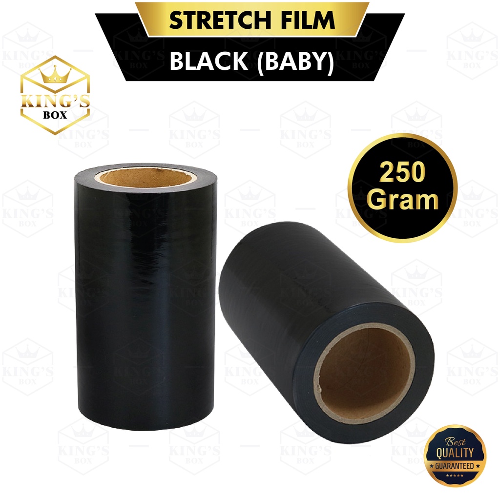 Black Baby Roll Stretch Fill 100mm x 1 roll | Shopee Malaysia